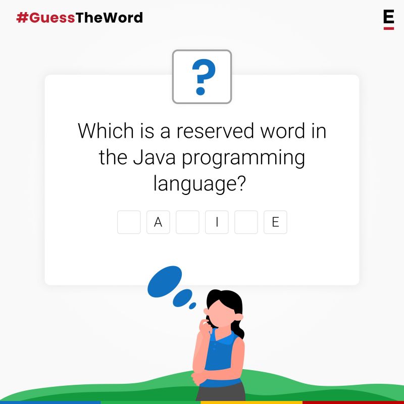 Extentia Information Technology on LinkedIn: #guesstheword #java #oop # ... Extentia Information Technology on LinkedIn: #guesstheword #java #oop # ...