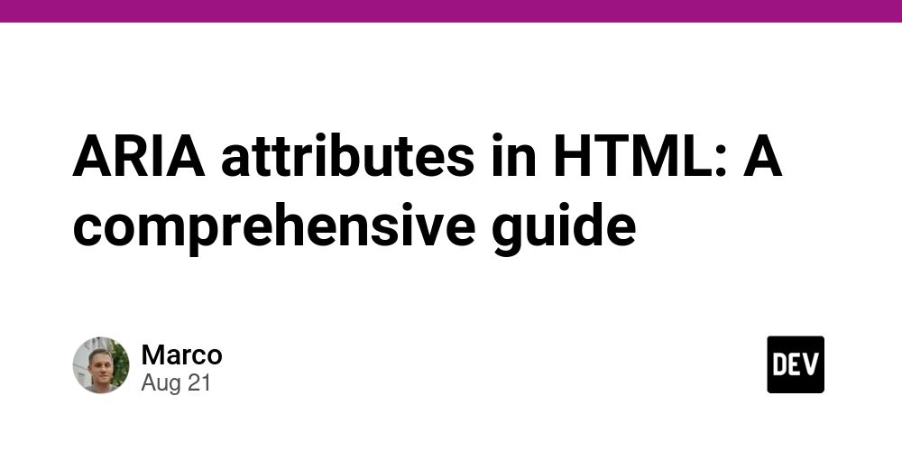 Bilal Awan on LinkedIn: ARIA attributes in HTML: A comprehensive guide 🌐 Bilal Awan on LinkedIn: ARIA attributes in HTML: A comprehensive guide 🌐