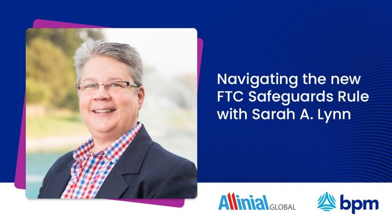 Sarah A. Lynn on LinkedIn: Navigating the new FTC Safeguards Rule with ... Sarah A. Lynn on LinkedIn: Navigating the new FTC Safeguards Rule with ...