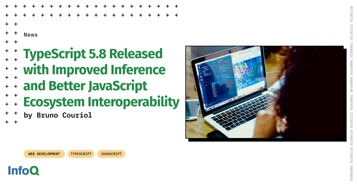 #typescript58 #infoq #typescript #webdevelopment #softwaredevelopment ... #typescript58 #infoq #typescript #webdevelopment #softwaredevelopment ...