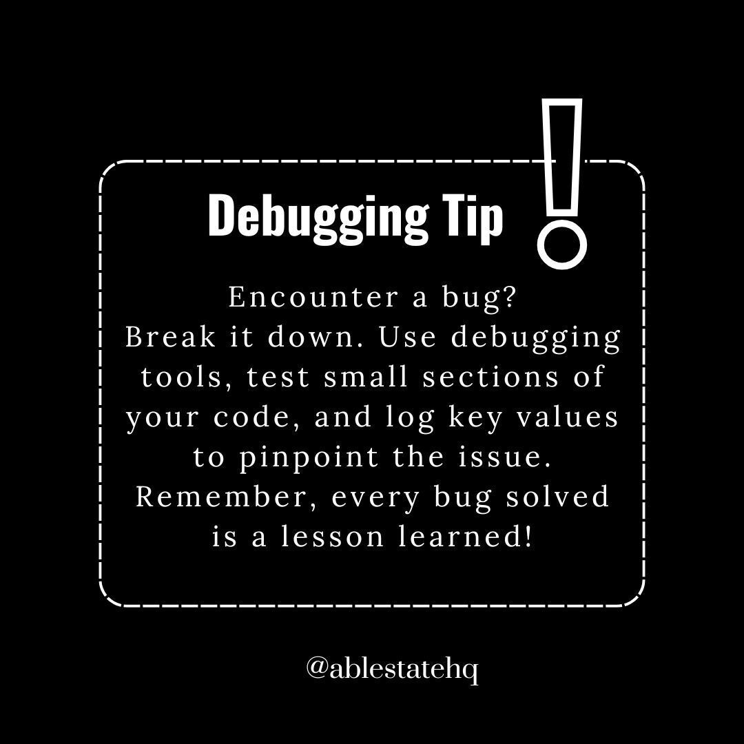 Ablestate on LinkedIn: #debugging #debuggingtools #problemsolving # ... Ablestate on LinkedIn: #debugging #debuggingtools #problemsolving # ...