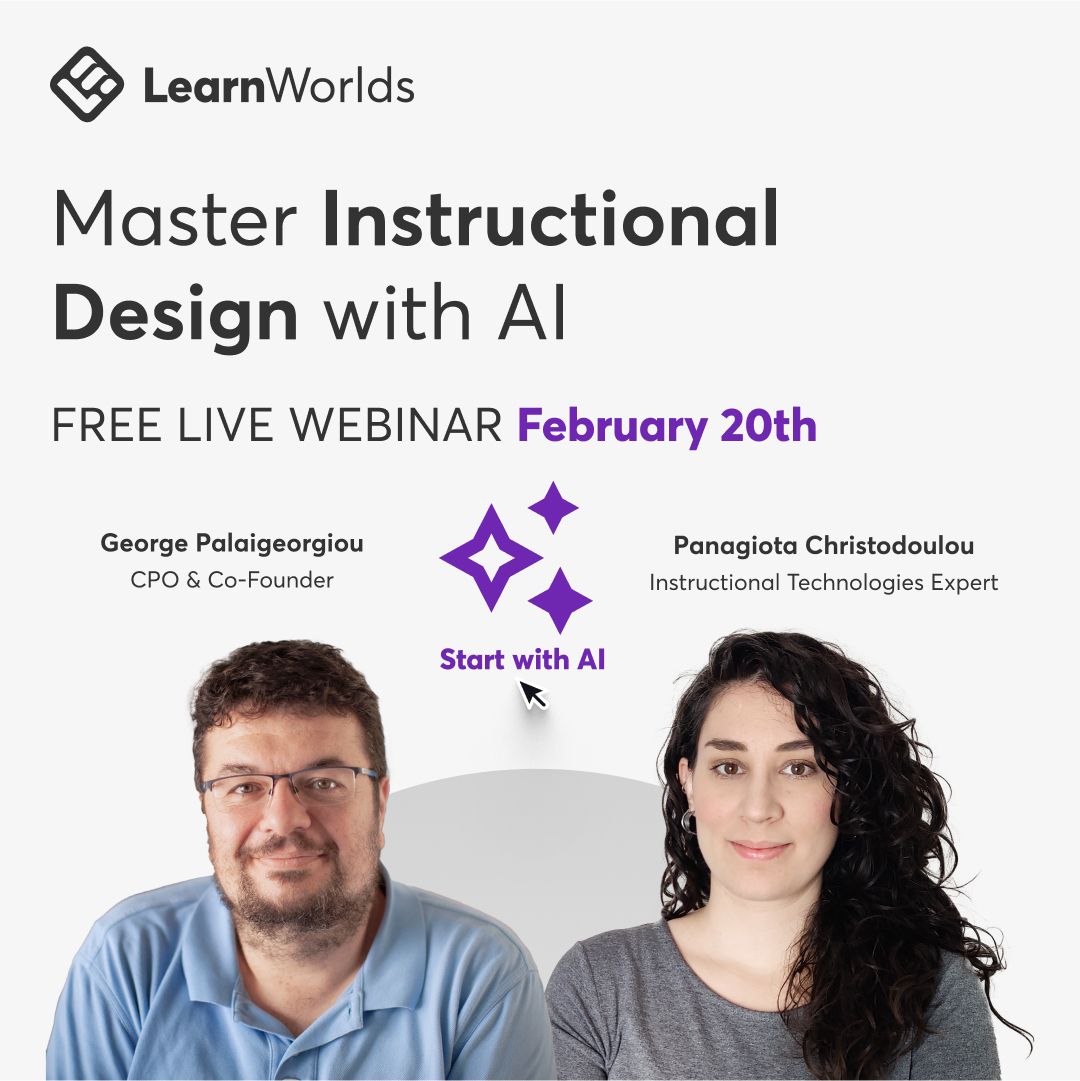 LearnWorlds on LinkedIn: Use AI & Instructional Design to supercharge ... LearnWorlds on LinkedIn: Use AI & Instructional Design to supercharge ...