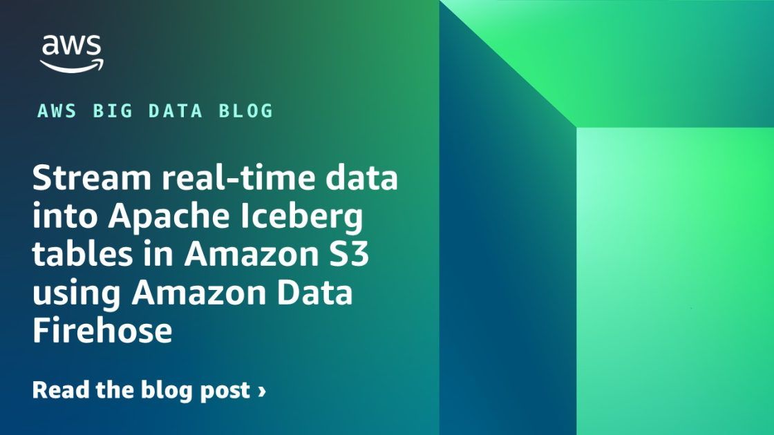 Rodrigo Prado on LinkedIn: Stream real-time data into Apache Iceberg ... Rodrigo Prado on LinkedIn: Stream real-time data into Apache Iceberg ...
