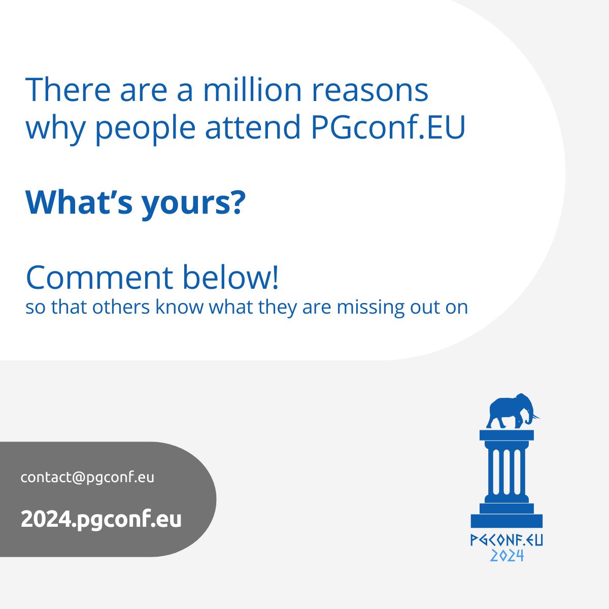 PostgreSQL Conference Europe on LinkedIn: #postgresql #database # ... PostgreSQL Conference Europe on LinkedIn: #postgresql #database # ...