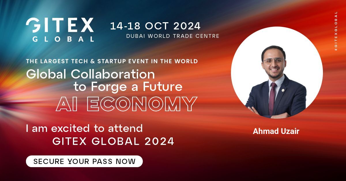 Ahmad Uzair on LinkedIn: #gitexglobal #meetmeatgitexglobal Ahmad Uzair on LinkedIn: #gitexglobal #meetmeatgitexglobal