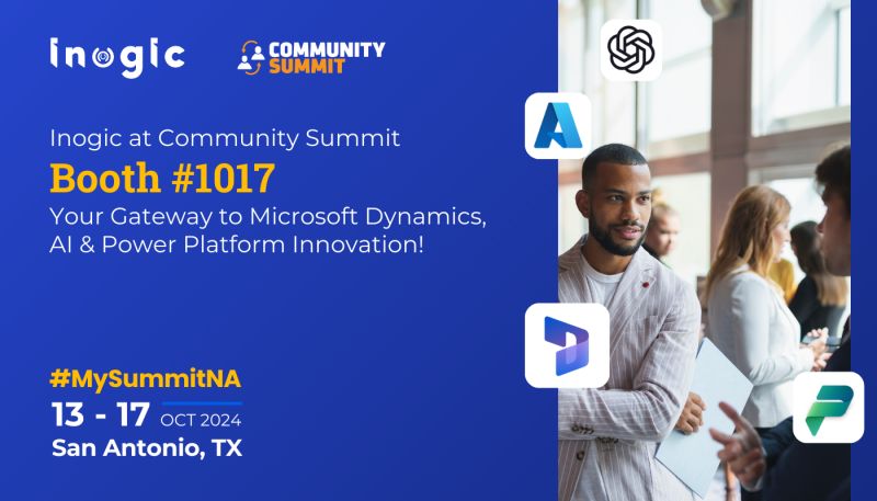 Inogic on LinkedIn: Inogic at Community Summit Booth #1017: Your ... Inogic on LinkedIn: Inogic at Community Summit Booth #1017: Your ...