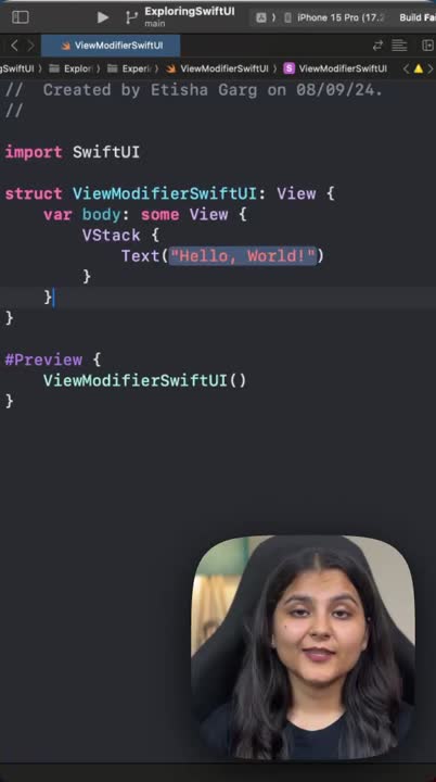 Etisha Garg on LinkedIn: Learn Custom View Modifiers in SwiftUI in 2 ... Etisha Garg on LinkedIn: Learn Custom View Modifiers in SwiftUI in 2 ...