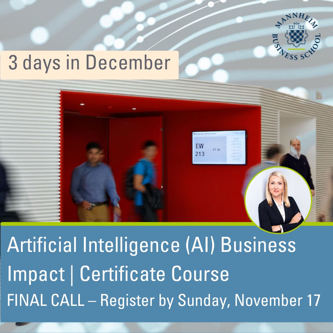Mannheim Business School on LinkedIn: Artificial Intelligence (AI ... Mannheim Business School on LinkedIn: Artificial Intelligence (AI ...
