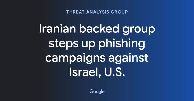 CybrMonk on LinkedIn: Iranian backed group steps up phishing campaigns ... CybrMonk on LinkedIn: Iranian backed group steps up phishing campaigns ...