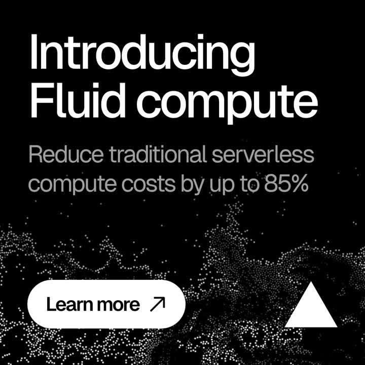 Enabling dynamic workloads like APIs, streaming, and AI | Vercel Enabling dynamic workloads like APIs, streaming, and AI | Vercel