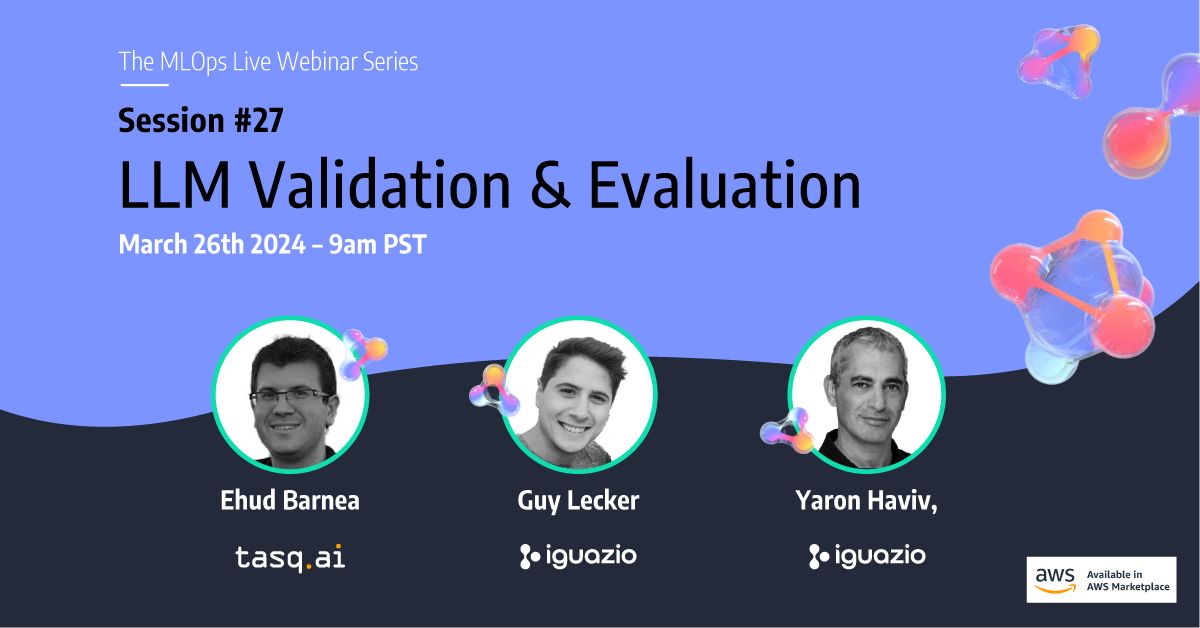 LLM Validation & Evaluation | Iguazio (Acquired by McKinsey) LLM Validation & Evaluation | Iguazio (Acquired by McKinsey)