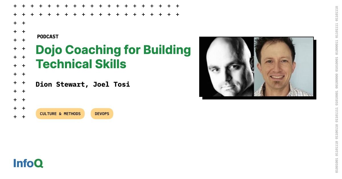 InfoQ on LinkedIn: #infoq #podcast #dojocoaching #learning #culture # ... InfoQ on LinkedIn: #infoq #podcast #dojocoaching #learning #culture # ...