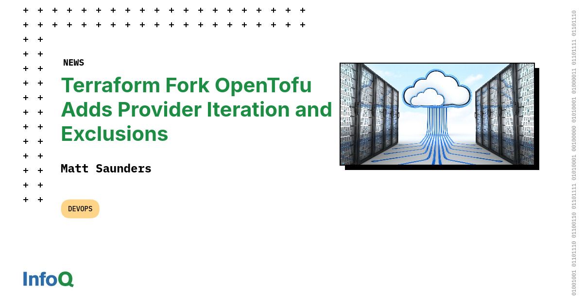 InfoQ on LinkedIn: #opentofu #infoq #devops #iac #terraform # ... InfoQ on LinkedIn: #opentofu #infoq #devops #iac #terraform # ...