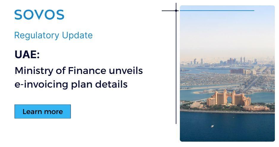 Paloma Oliveira on LinkedIn: Sovos EMEA on LinkedIn: #uae #einvoicing # ... Paloma Oliveira on LinkedIn: Sovos EMEA on LinkedIn: #uae #einvoicing # ...