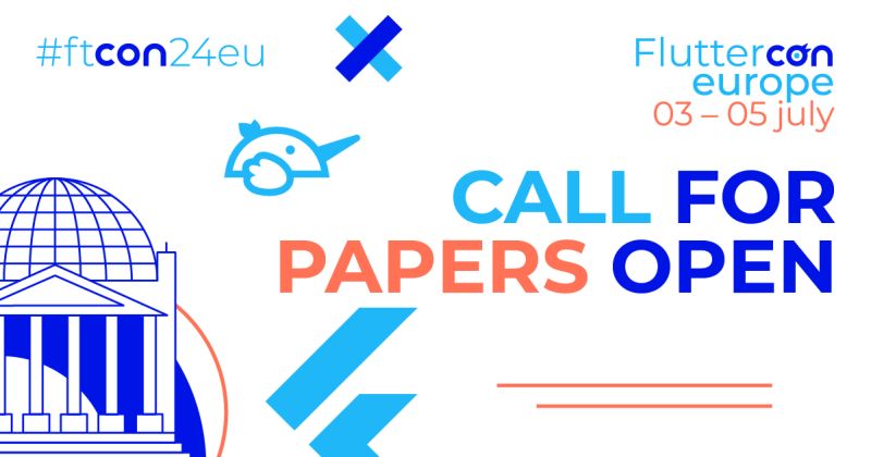 #flutterdevs #cfp #flutter #fluttercommunity #ftcon24eu | Fluttercon #flutterdevs #cfp #flutter #fluttercommunity #ftcon24eu | Fluttercon