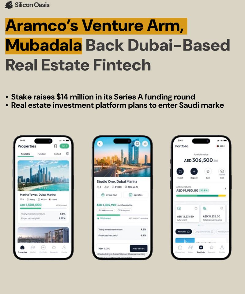 Stake, Dubai's proptech platform, raises $14M | Silicon Oasis posted on ... Stake, Dubai's proptech platform, raises $14M | Silicon Oasis posted on ...