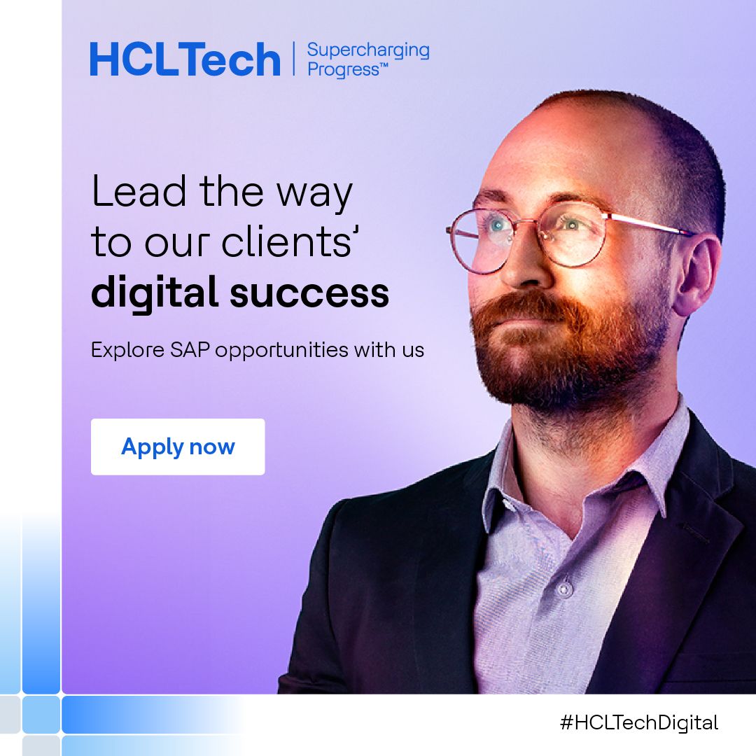SAP Careers: SAP Job Opportunities | HCLTech | HCLTech SAP Careers: SAP Job Opportunities | HCLTech | HCLTech
