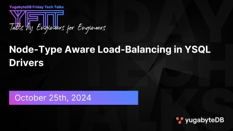 Yugabyte on LinkedIn: #yugabytedb #community #postgresql #cloudnative # ... Yugabyte on LinkedIn: #yugabytedb #community #postgresql #cloudnative # ...