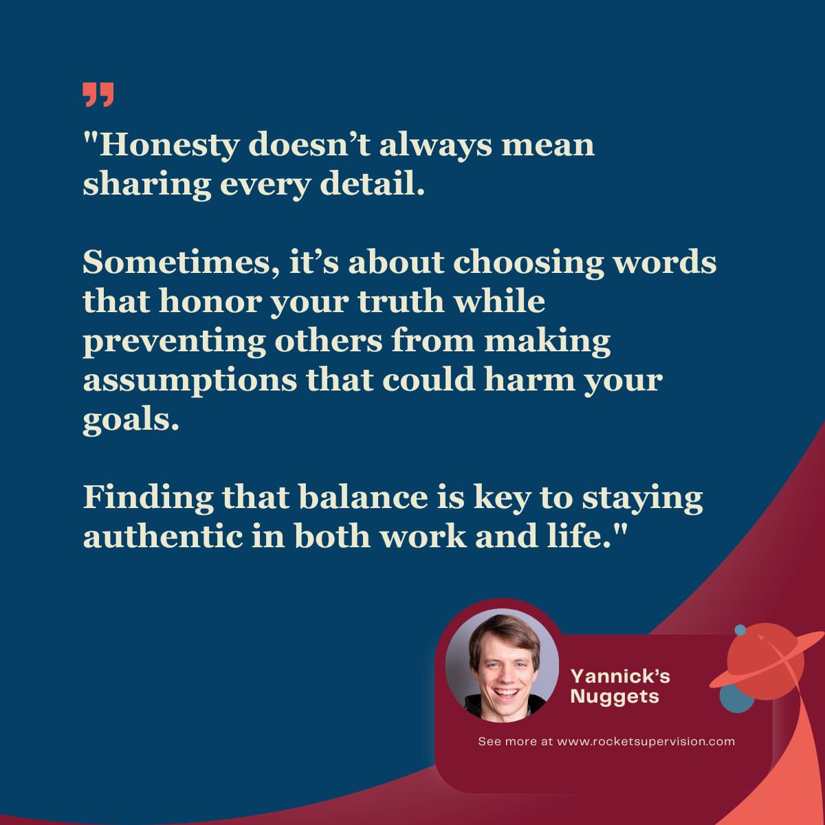 Yannick Jacob on LinkedIn: Ever been in a spot where telling the full ... Yannick Jacob on LinkedIn: Ever been in a spot where telling the full ...