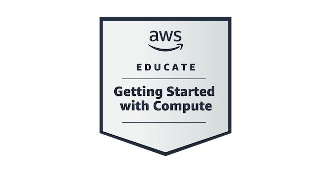 AWS Educate Getting Started with Compute was issued by Amazon Web ... AWS Educate Getting Started with Compute was issued by Amazon Web ...