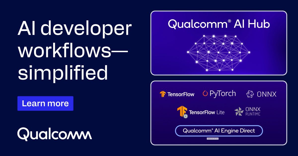 Qualcomm on LinkedIn: AI developer workflows, simplified: Empowering ... Qualcomm on LinkedIn: AI developer workflows, simplified: Empowering ...