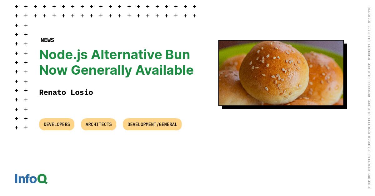 Bun releases 1.0: a drop-in JavaScript tool | InfoQ posted on the topic ... Bun releases 1.0: a drop-in JavaScript tool | InfoQ posted on the topic ...