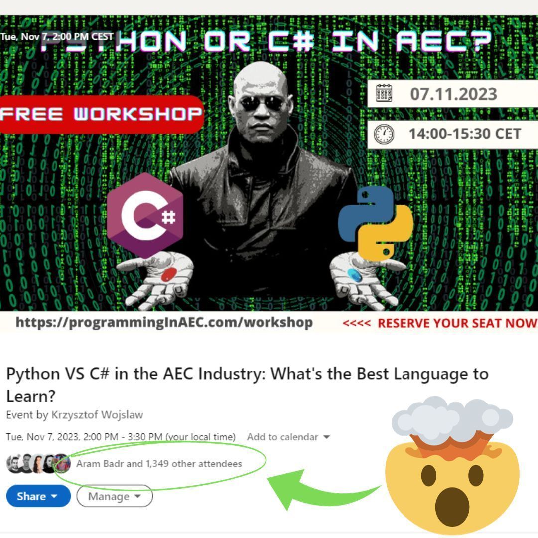 Learn Grasshopper on LinkedIn: #programming #aec #python #csharp Learn Grasshopper on LinkedIn: #programming #aec #python #csharp