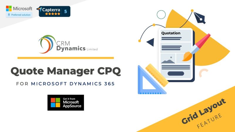 CRM Dynamics Limited on LinkedIn: How to design and edit Quote Grid ... CRM Dynamics Limited on LinkedIn: How to design and edit Quote Grid ...