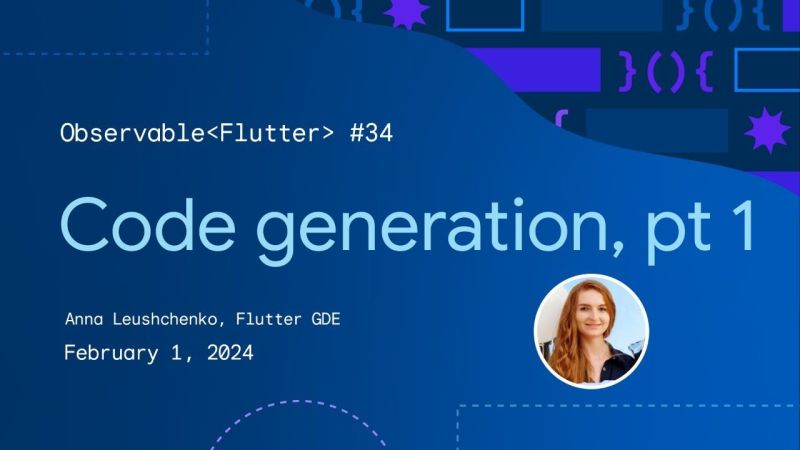 Marco Napoli on LinkedIn: Observable Flutter 34: Code generation Marco Napoli on LinkedIn: Observable Flutter 34: Code generation