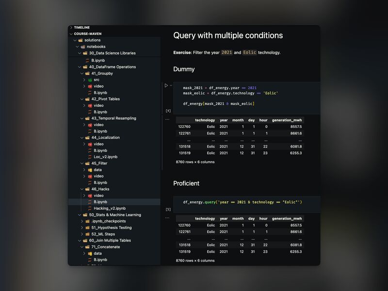 Jesús López on LinkedIn: Instead of creating boolean arrays to filter ... Jesús López on LinkedIn: Instead of creating boolean arrays to filter ...