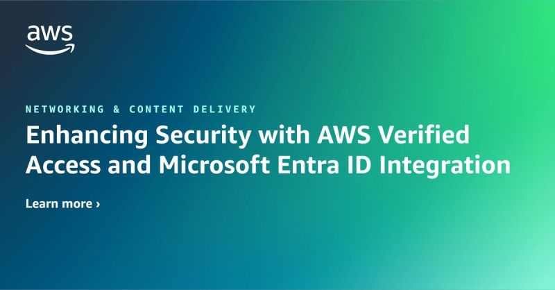 Alex Pulver on LinkedIn: Enhancing Security with AWS Verified Access ... Alex Pulver on LinkedIn: Enhancing Security with AWS Verified Access ...