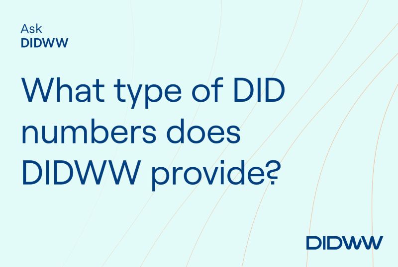 DIDWW on LinkedIn: Need reliable DID numbers? DIDWW provides a variety ... DIDWW on LinkedIn: Need reliable DID numbers? DIDWW provides a variety ...