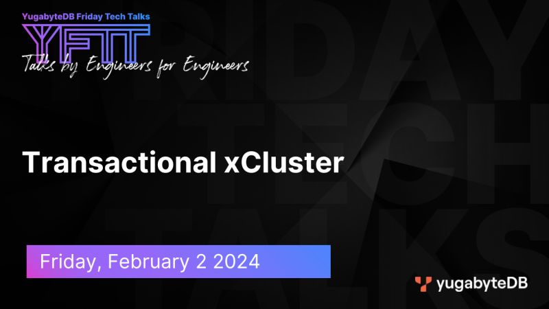 Yugabyte on LinkedIn: #yugabytedb #community #dbaas #cloudnative # ... Yugabyte on LinkedIn: #yugabytedb #community #dbaas #cloudnative # ...
