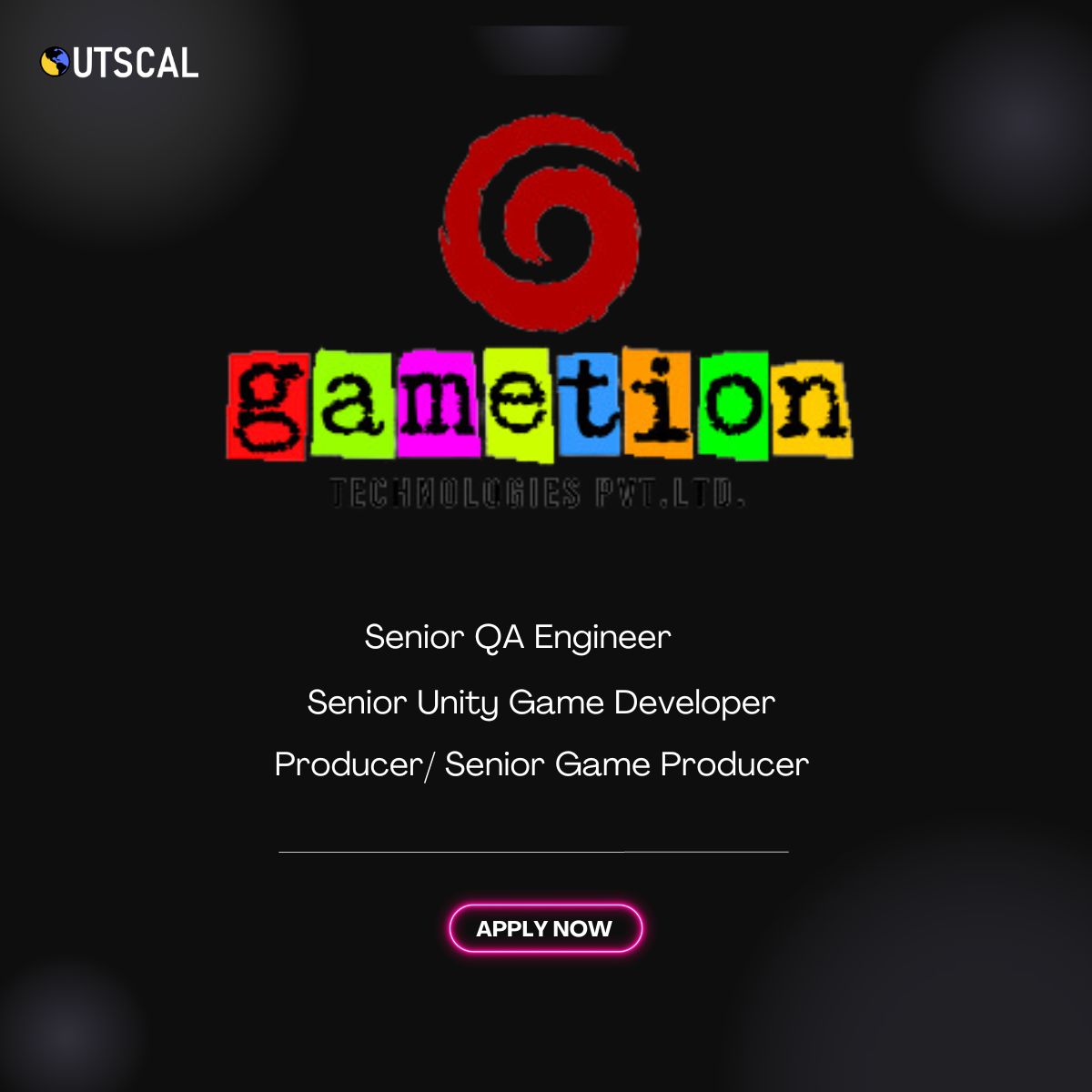 Outscal on LinkedIn: #games #gaming #gamedev #hiring #jobs Outscal on LinkedIn: #games #gaming #gamedev #hiring #jobs