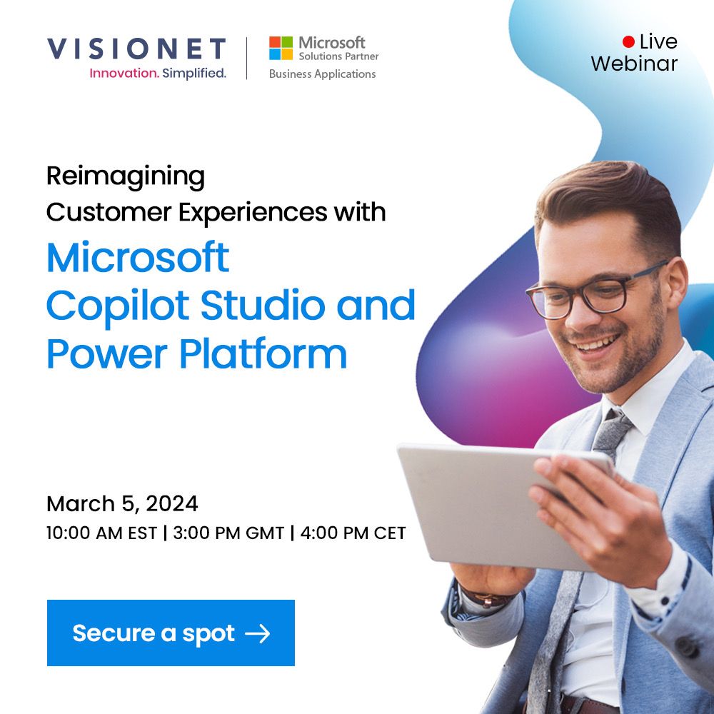 Webinar: Copilot Studio and Power Platform | Visionet Systems Inc ... Webinar: Copilot Studio and Power Platform | Visionet Systems Inc ...