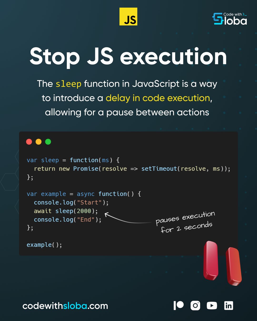 #codewithsloba #programming #javascript | Slobodan Gajić | 27 comments #codewithsloba #programming #javascript | Slobodan Gajić | 27 comments