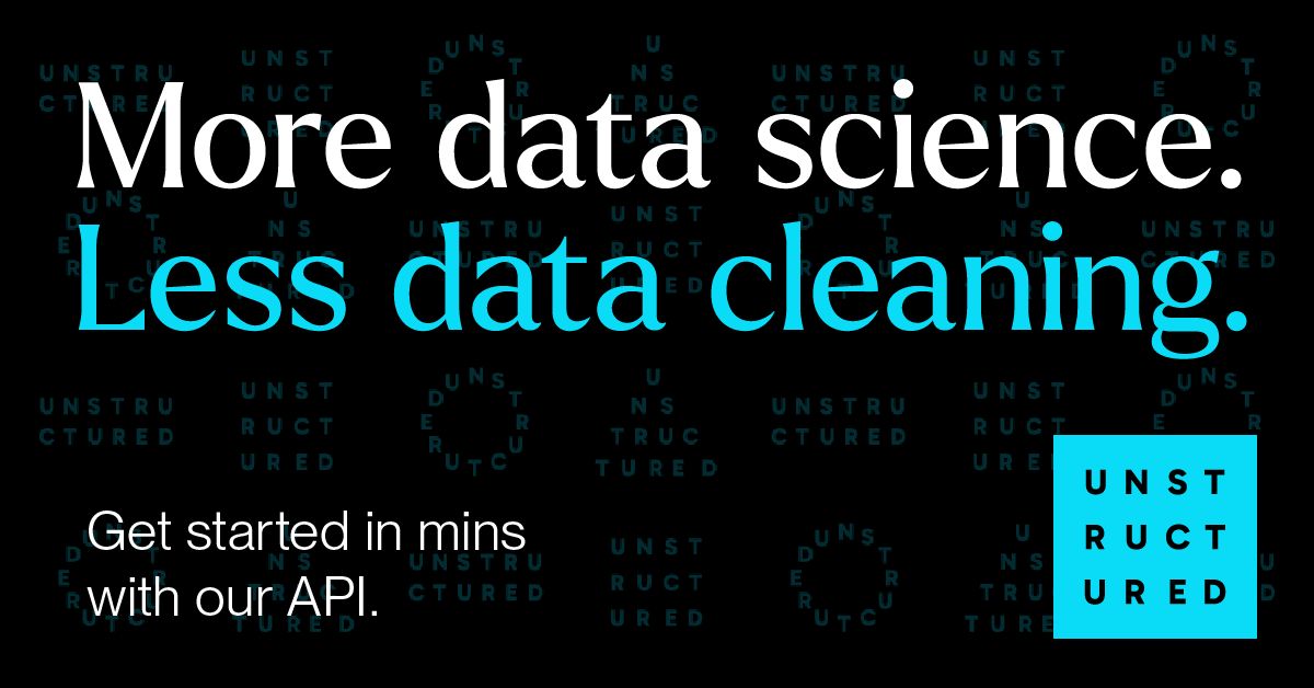 unstructured.io on LinkedIn: Unstructured | Your unstructured data ... unstructured.io on LinkedIn: Unstructured | Your unstructured data ...