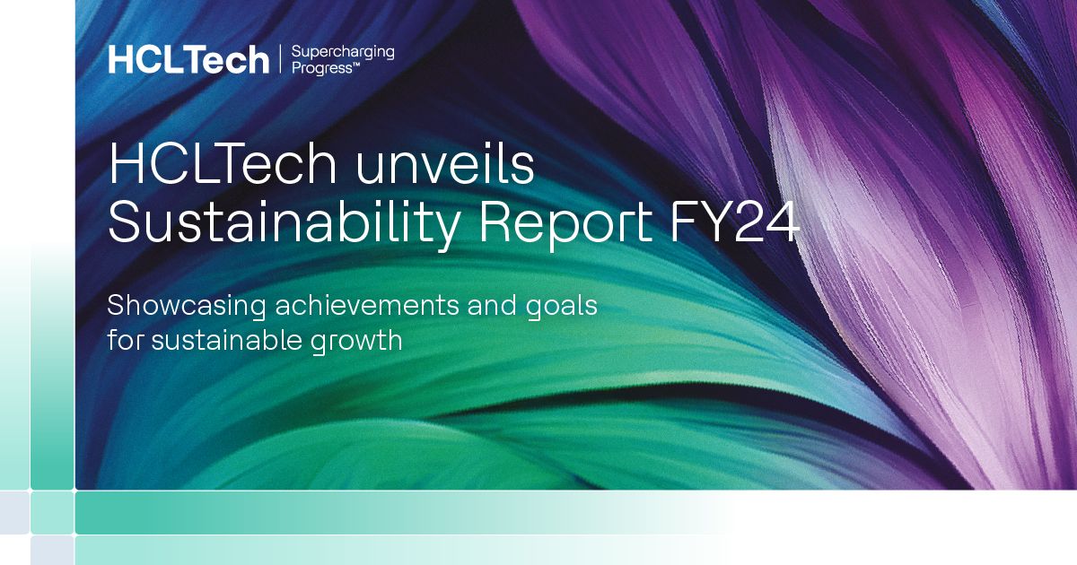 Ivan Iliev on LinkedIn: Sustainability Report 2024 | HCLTech Ivan Iliev on LinkedIn: Sustainability Report 2024 | HCLTech