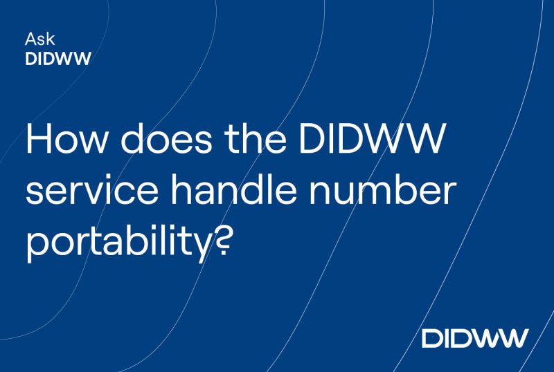 DIDWW on LinkedIn: Looking to port your numbers to DIDWW? Here’s how we ... DIDWW on LinkedIn: Looking to port your numbers to DIDWW? Here’s how we ...