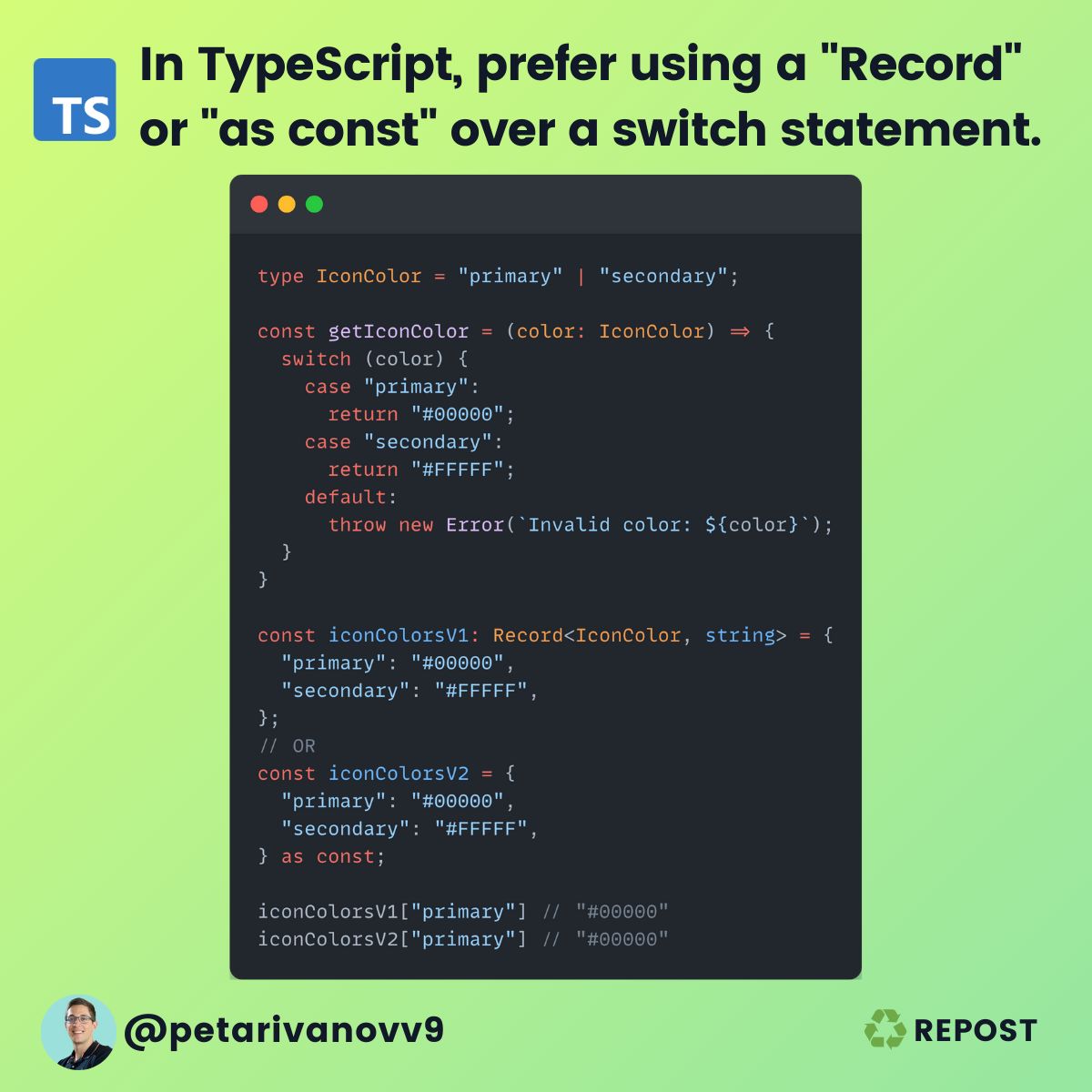 Petar Ivanov on LinkedIn: #typescript #softwareengineering #programming ... Petar Ivanov on LinkedIn: #typescript #softwareengineering #programming ...