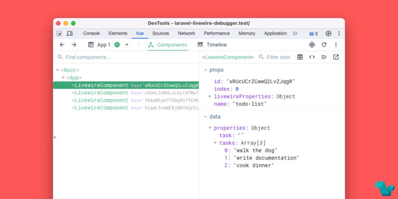 Vue.js Developers on LinkedIn: Laravel Livewire Debugger with Vue Devtools Vue.js Developers on LinkedIn: Laravel Livewire Debugger with Vue Devtools