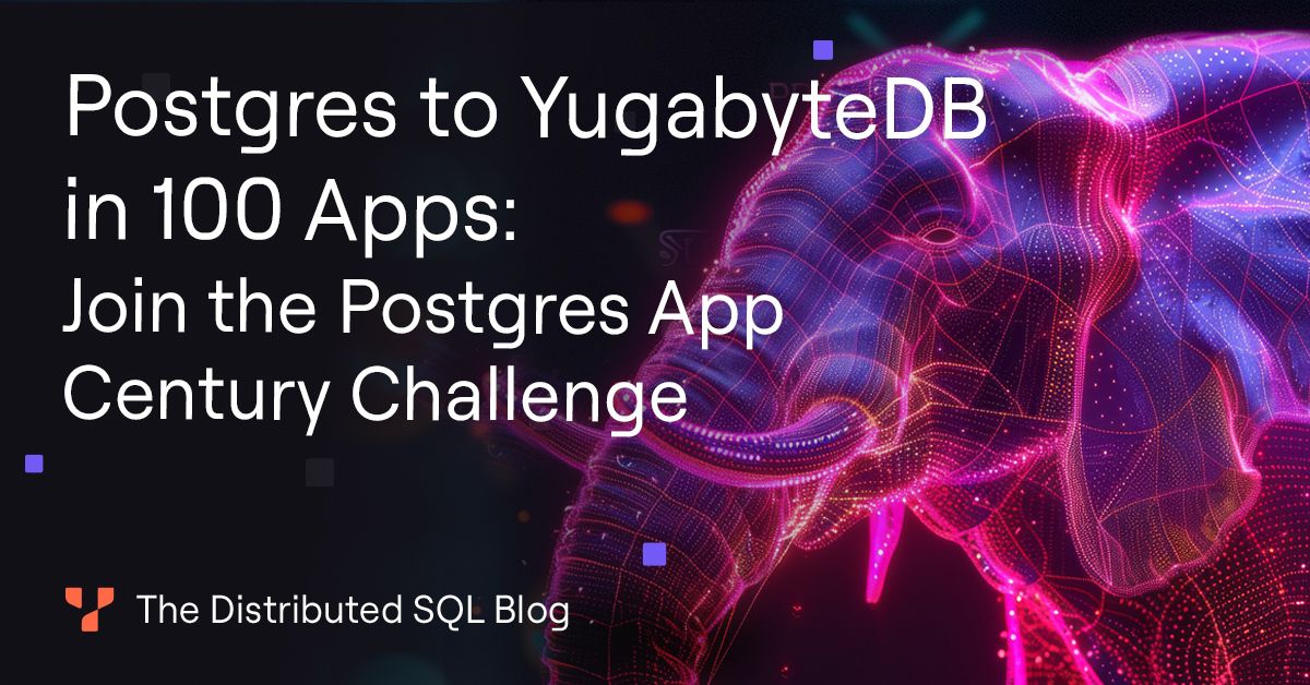 Yugabyte on LinkedIn: #pg #yugabytedb #postgres #apps #devops # ... Yugabyte on LinkedIn: #pg #yugabytedb #postgres #apps #devops # ...