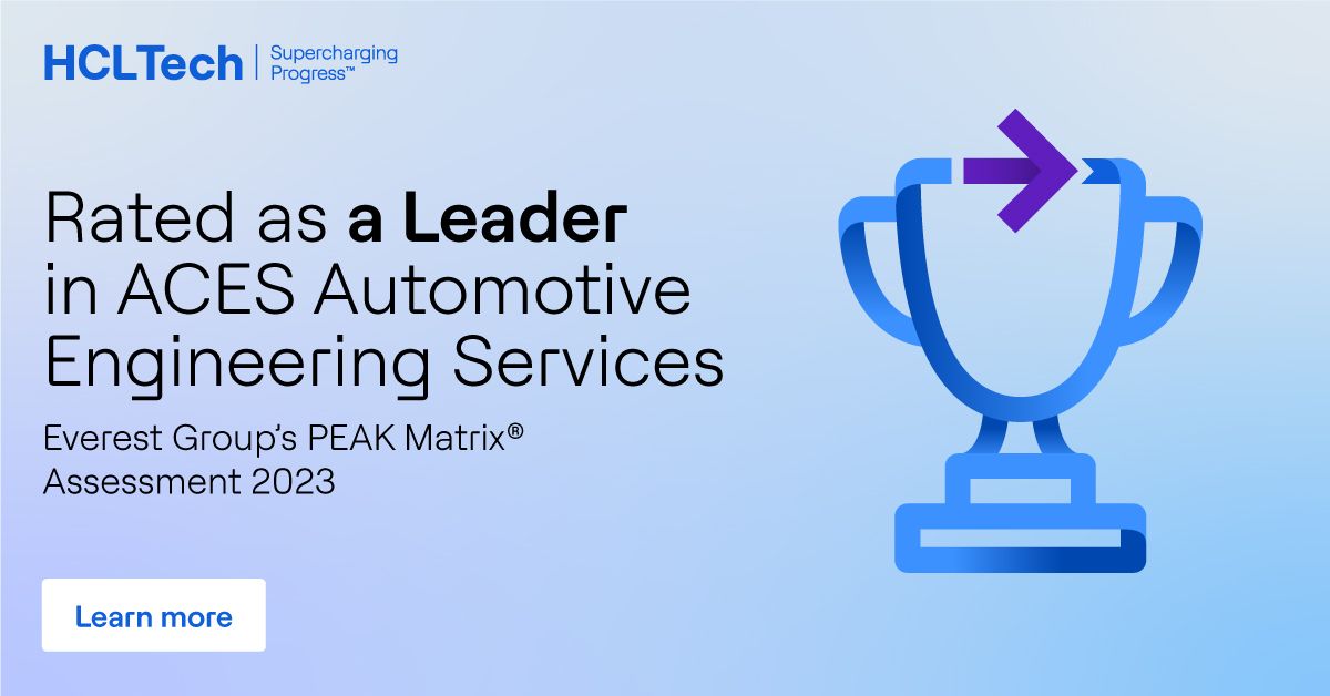 HCLTech on LinkedIn: HCLTech recognized as a Leader in Everest Group's ... HCLTech on LinkedIn: HCLTech recognized as a Leader in Everest Group's ...