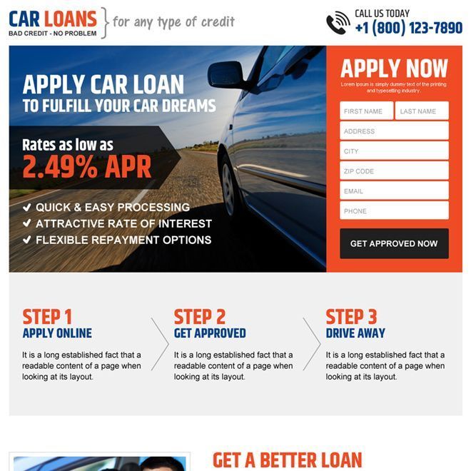 Mrinal Mahanti on LinkedIn: clean car loan responsive landing page ... Mrinal Mahanti on LinkedIn: clean car loan responsive landing page ...