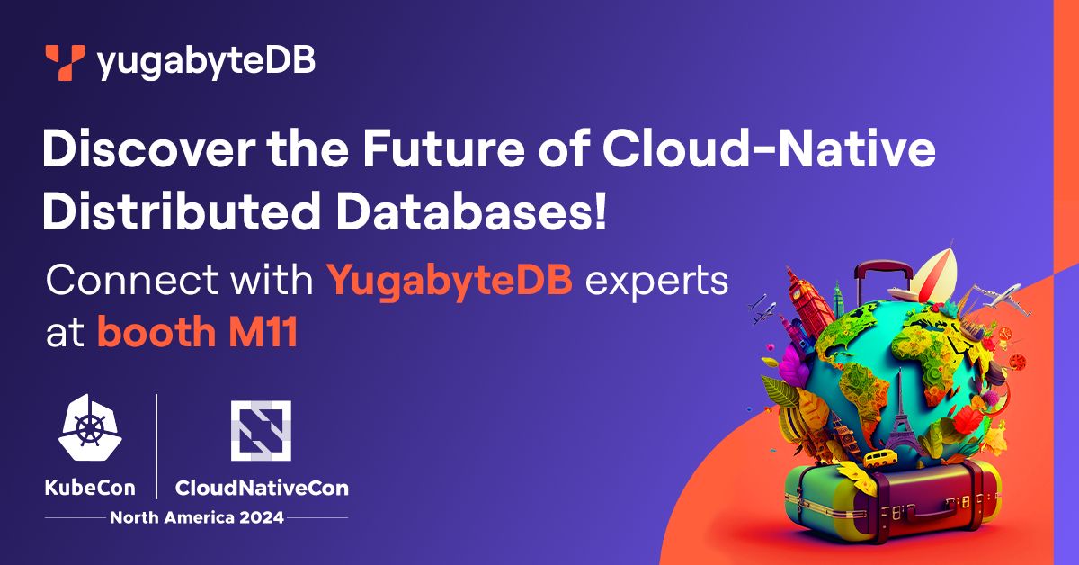 Yugabyte on LinkedIn: #yugabytedb #dss24 #kubecon #distributedsql # ... Yugabyte on LinkedIn: #yugabytedb #dss24 #kubecon #distributedsql # ...