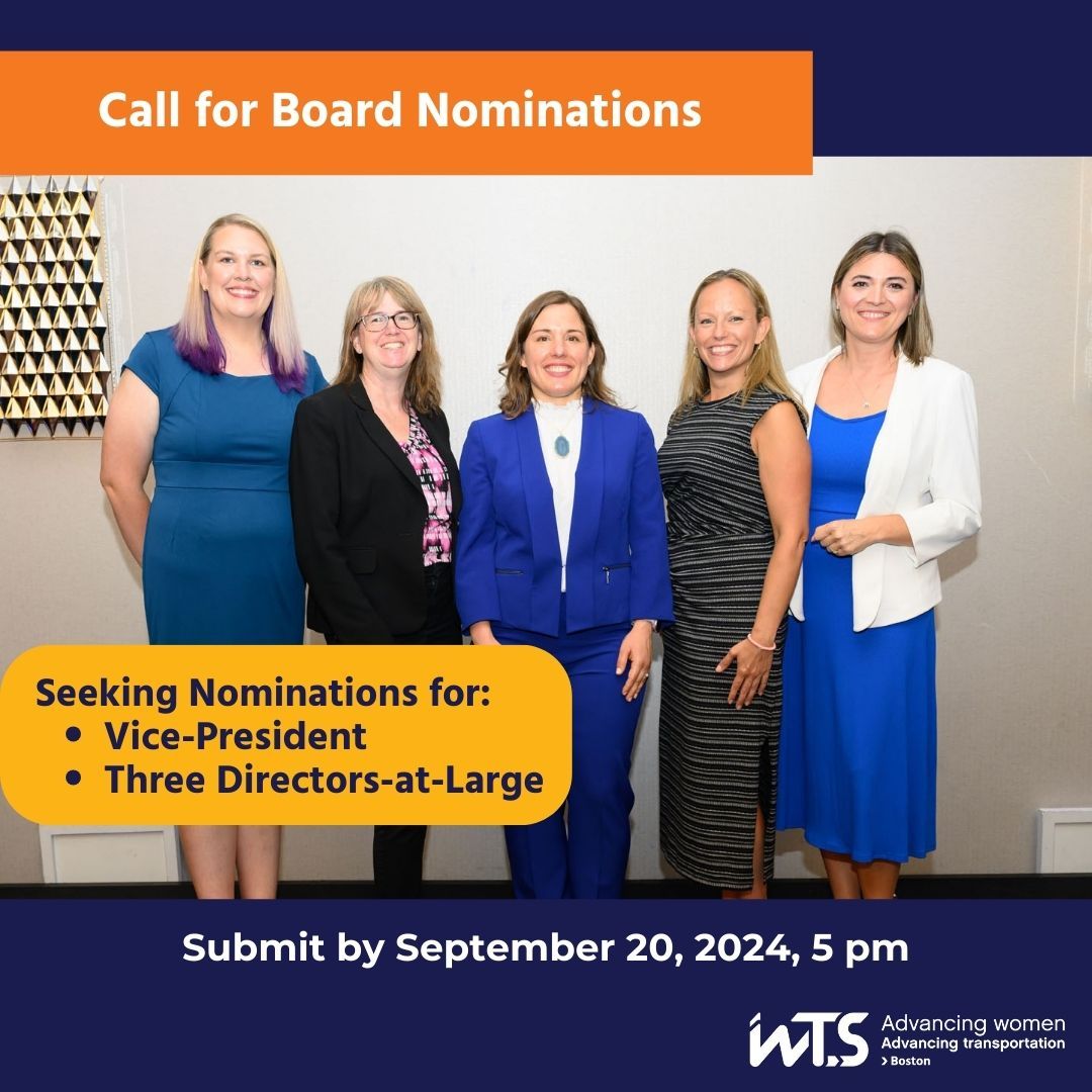 WTS Boston Chapter on LinkedIn: WTS-Boston 2025 Board Nominations ... WTS Boston Chapter on LinkedIn: WTS-Boston 2025 Board Nominations ...