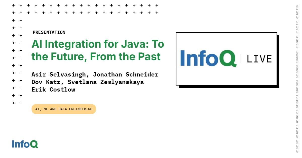 InfoQ on LinkedIn: #ai #java #infoq #transcript InfoQ on LinkedIn: #ai #java #infoq #transcript