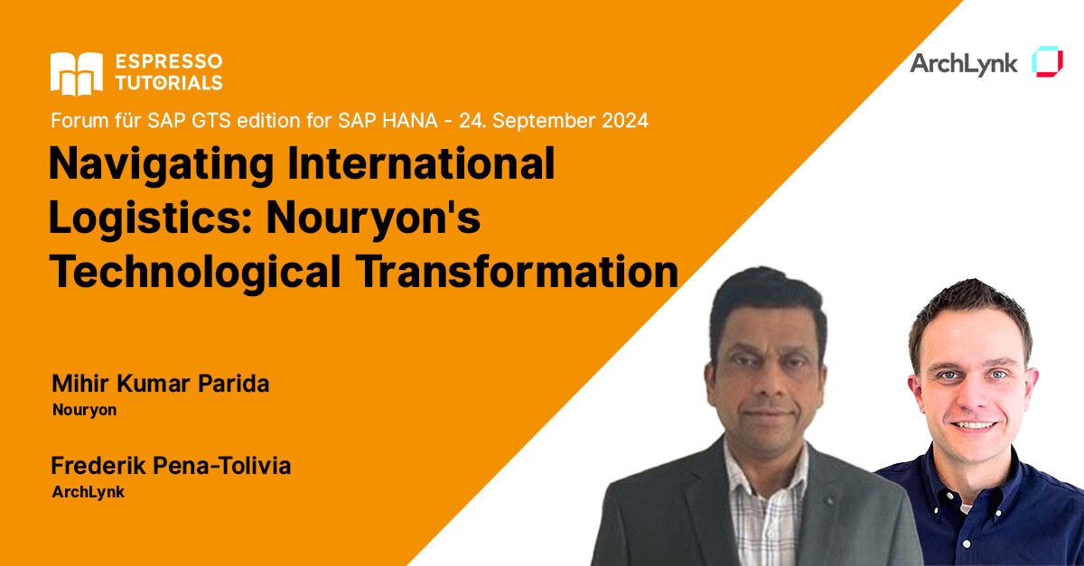 ArchLynk on LinkedIn: #sapgts #sapforhana #logisticstransformation # ... ArchLynk on LinkedIn: #sapgts #sapforhana #logisticstransformation # ...