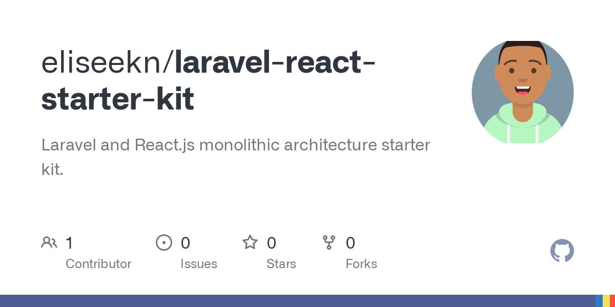 chirag mistry on LinkedIn: GitHub - eliseekn/laravel-react-starter-kit ... chirag mistry on LinkedIn: GitHub - eliseekn/laravel-react-starter-kit ...