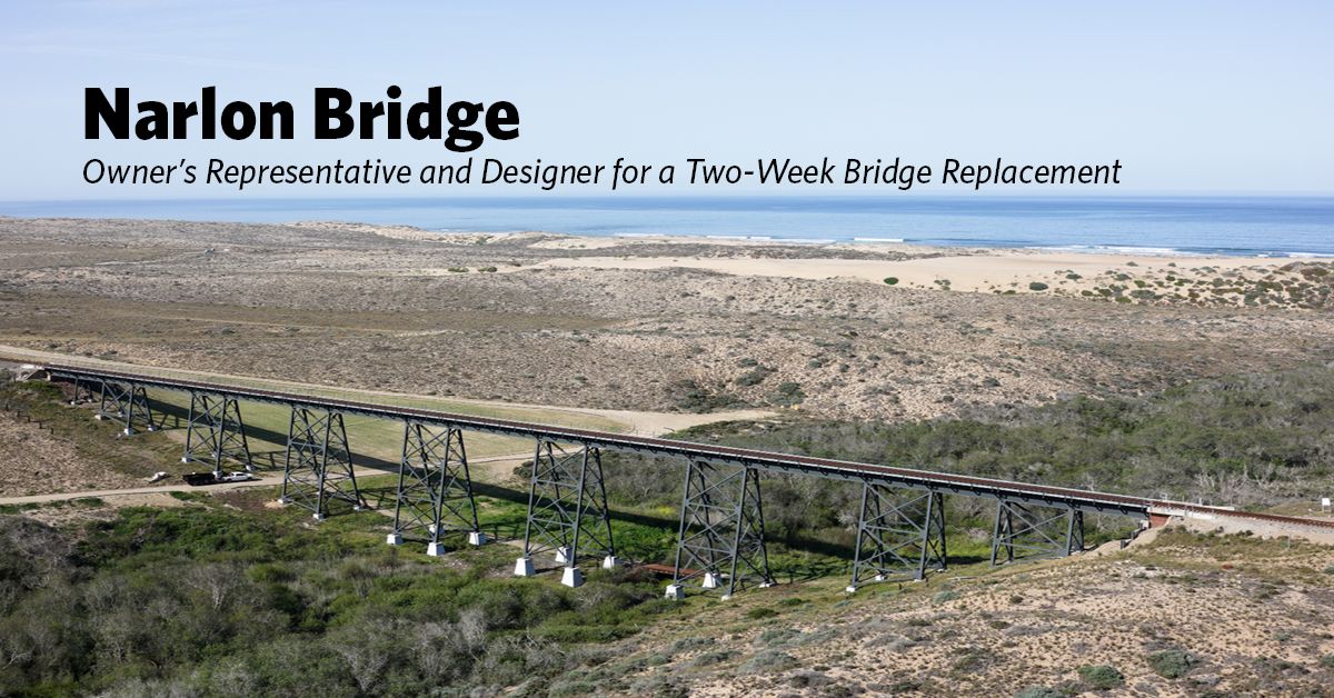 Kevin Cole, CCM, PMP on LinkedIn: Narlon Bridge Replacement Owner’s ... Kevin Cole, CCM, PMP on LinkedIn: Narlon Bridge Replacement Owner’s ...